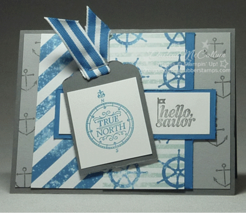 Free Shipping Ends Today and Hello, Sailor Masculine Card - Dreaming ...